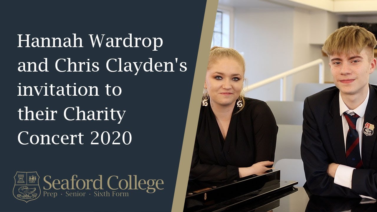 Hannah Wardrop and Chris Clayden's invitation to their Charity Concert ...
