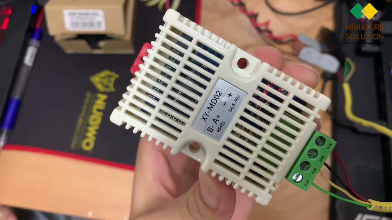 Sensor XYMD02 เซนเซอร์อุณหภูมิ ความชื้น RS485 ราคาถูก คุณภาพดี - YouTube