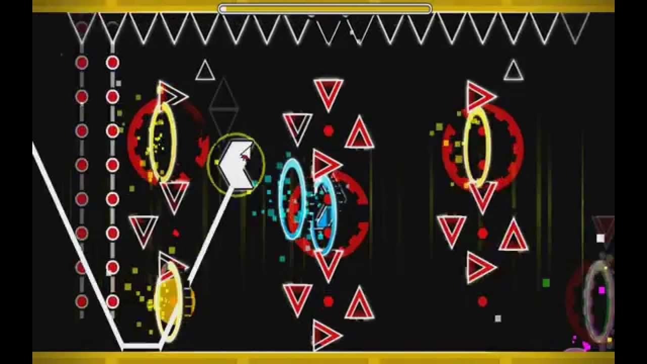 Geometry Dash Demon HEX FORCE secret way - YouTube
