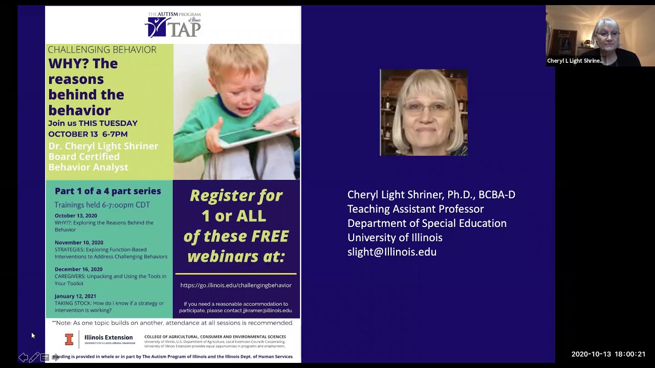 Challenging Behaviors: WHY? The reasons behind the behaviors - YouTube