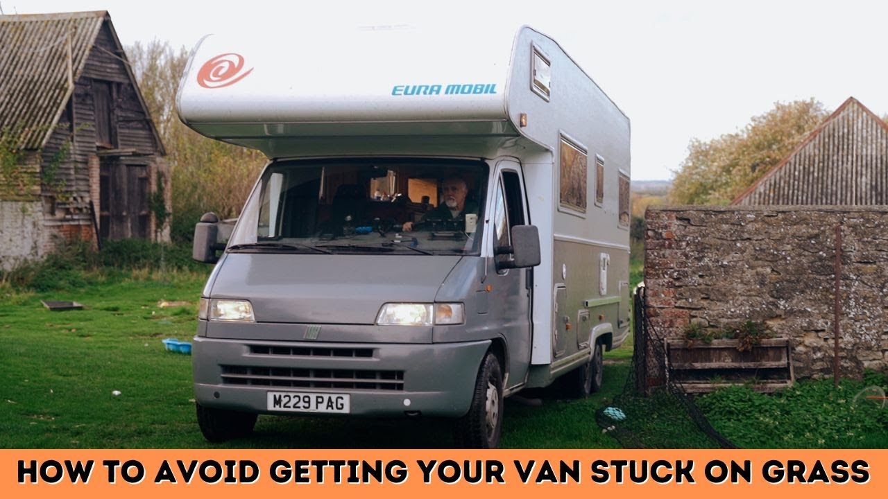 How to avoid getting your van stuck on grass - YouTube