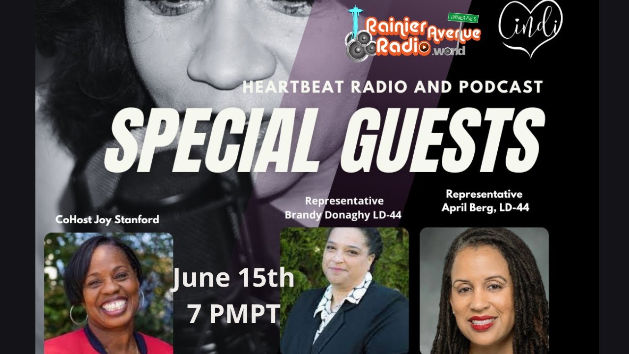 Heartbeat Radio 155 featuring WA LD 44th Representatives Brandy Donaghy ...