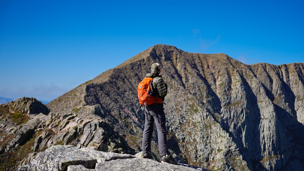Hiking- Mt. Katahdin's Dangerous Knife Edge - 4K - AdventureArchives