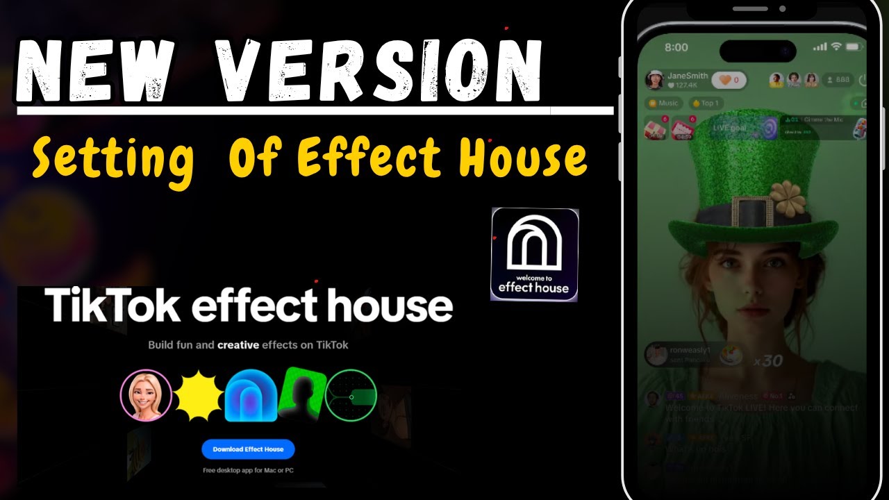 New Version Of Effect House Setting || TikTok Effect House - YouTube