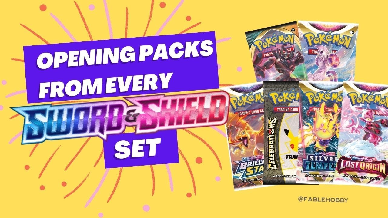 Opening Packs From Every Sword & Shield Set! - YouTube