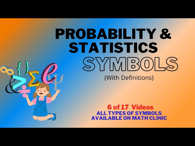 Statistics Symbols And Definitions