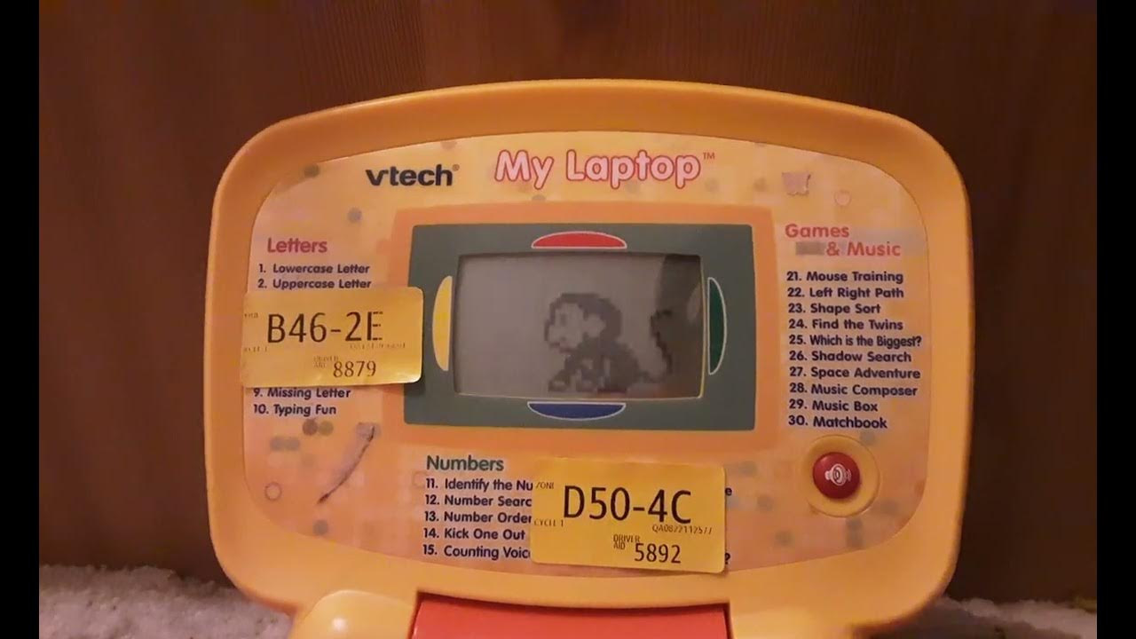 vtech my laptop (tote to go laptop plus) (2006) on low batteries - YouTube