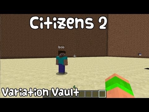 Minecraft Bukkit Plugin - Citizens 2 - Walking, Talking, NPCs - YouTube