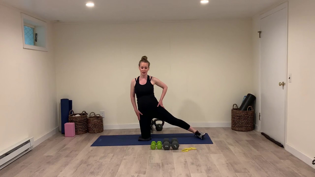 QL Stretch: Exercises for Pregnancy - YouTube