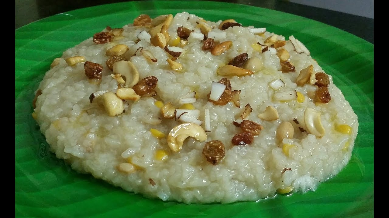 Pachoru/sweet rice/Pachoru seivadhu eppadi ? - YouTube