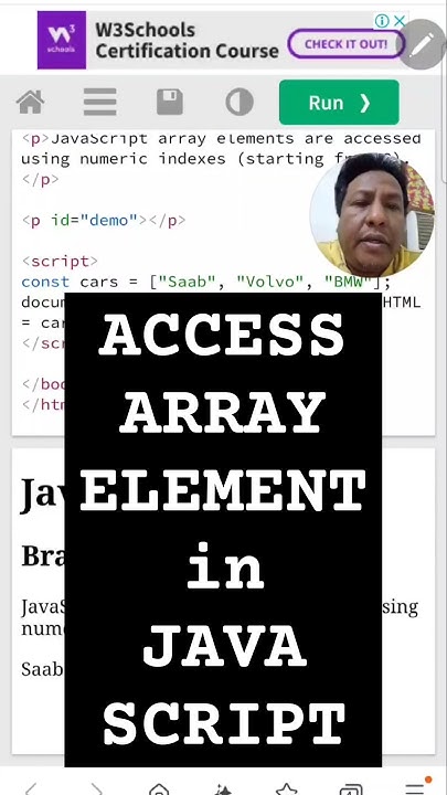Access Array Element Javascript Tutorial Programmingwithrakesh Youtube