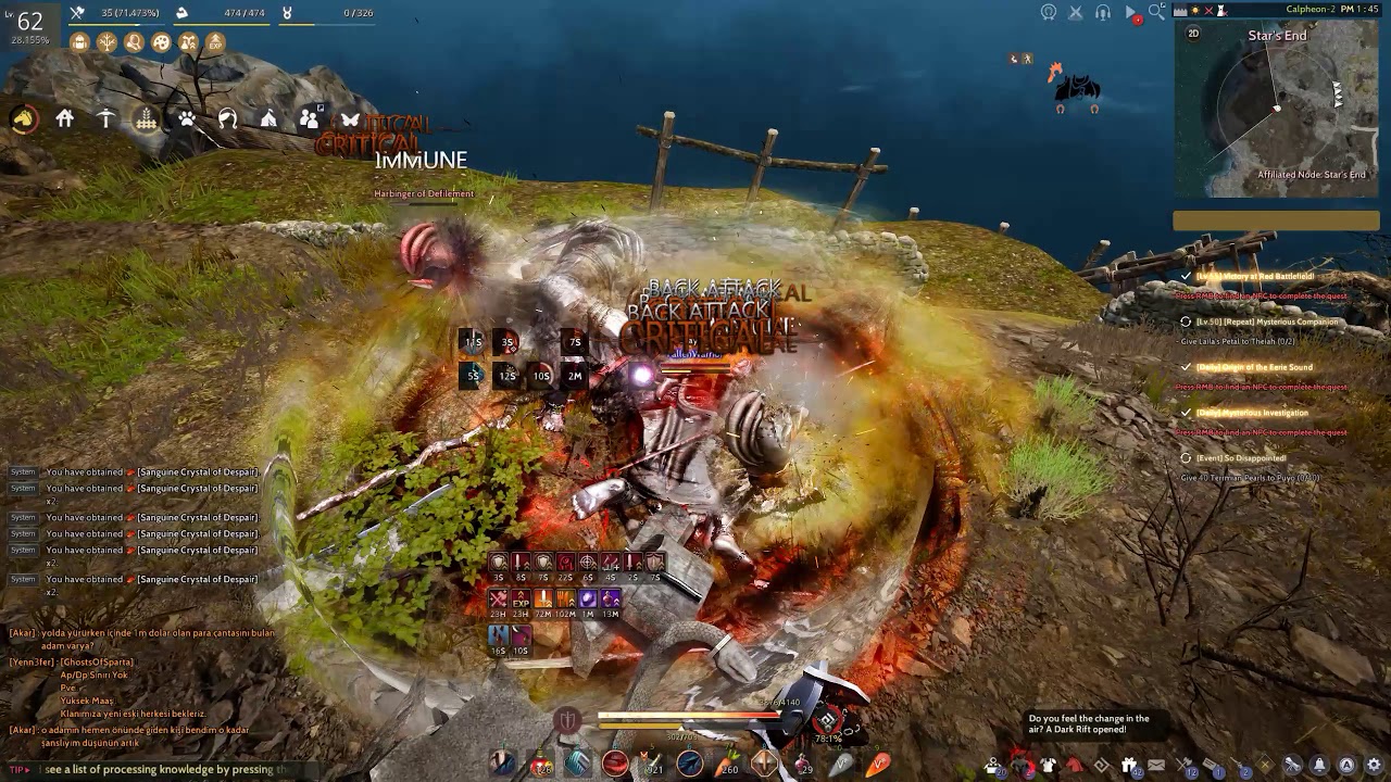 BDO - Star's End Simple Rotation for Warriors // 2700-2800 Trash Per ...