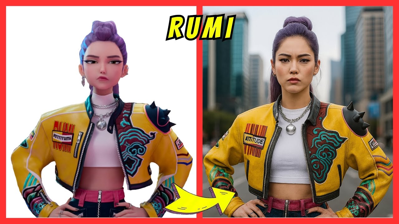 🧍 K-POP DEMON HUNTERS CHARACTERS AS REAL-LIFE HUMANS 😍 - YouTube