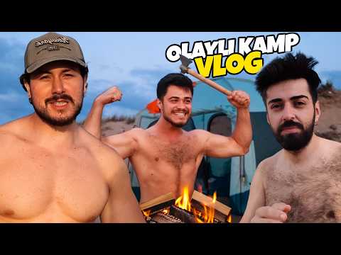 EKİP ile SAHİL KAMPI VLOG! - SAÇLARIMA VEDA ETTİM!