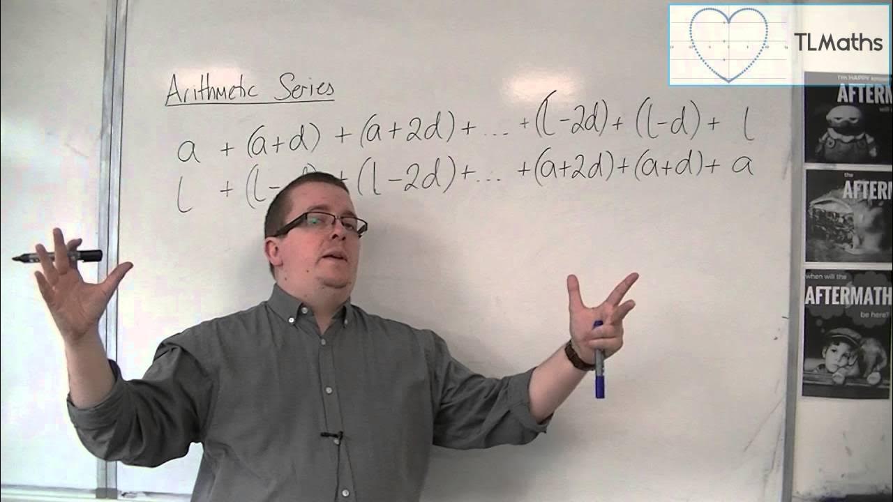 OCR MEI Core 2 5.13 Introducing Arithmetic Series - YouTube