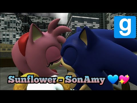 Sunflower - SonAmy💙💖 (Gmod Animation) - YouTube