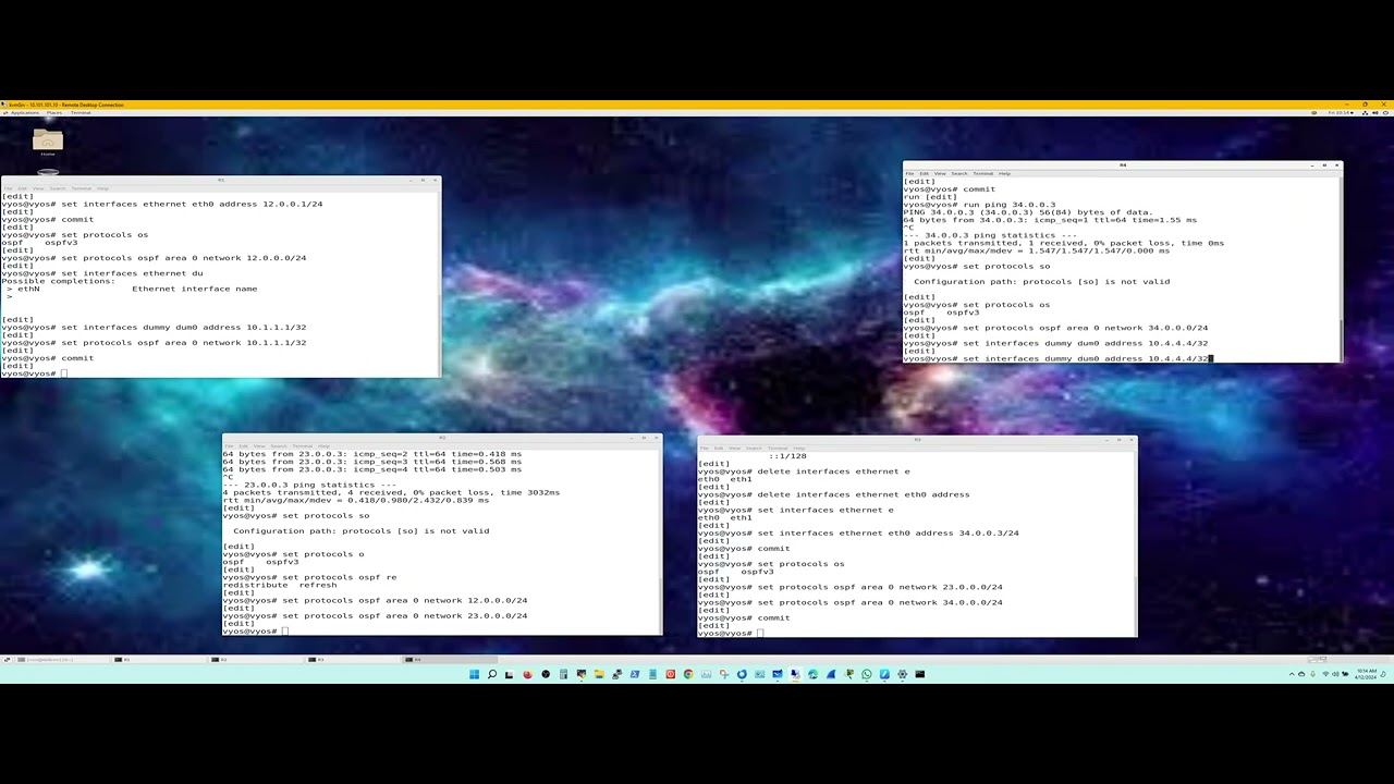 Illustration of MPLS configuration on VYOS 1.5 - YouTube