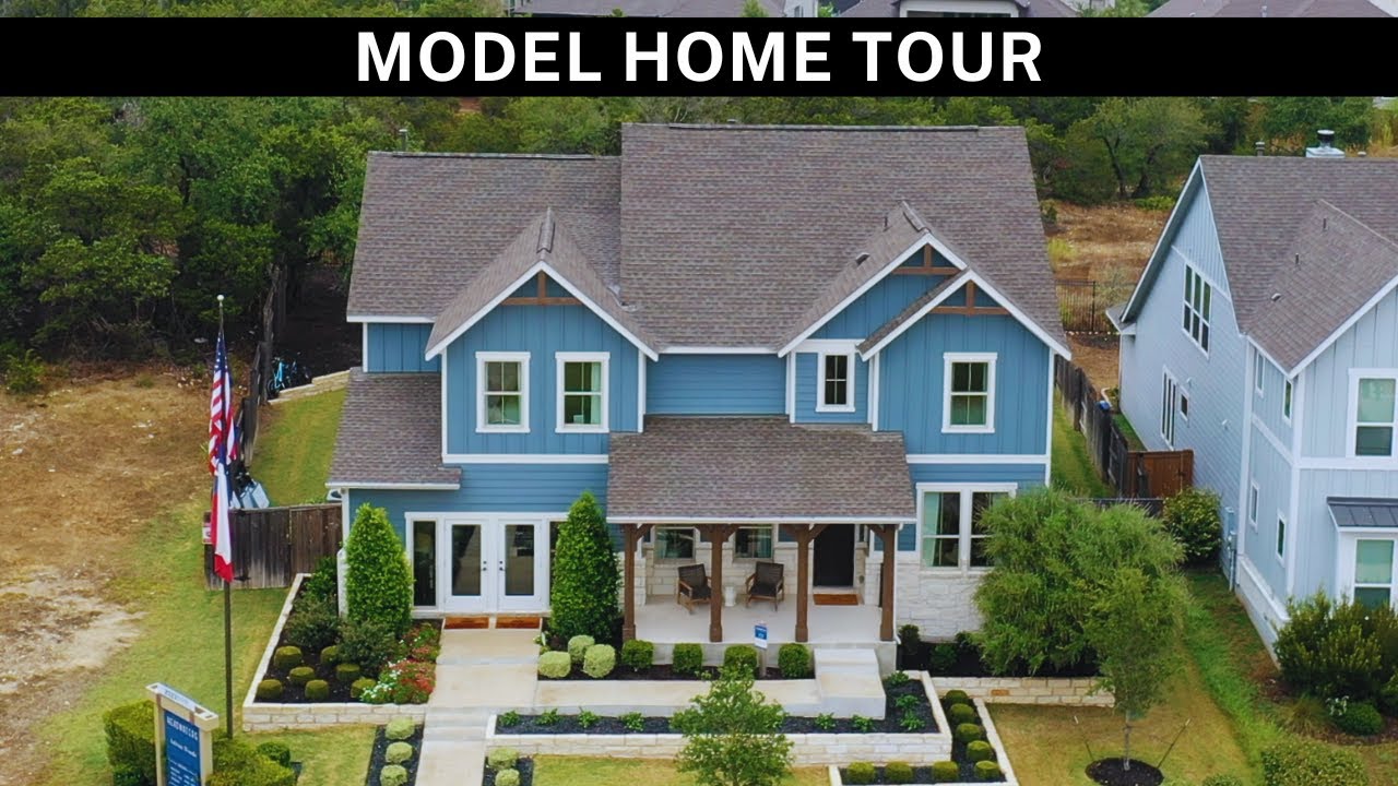 Ashton Woods Model home Tour in Headwaters | Dripping Springs Tx - YouTube