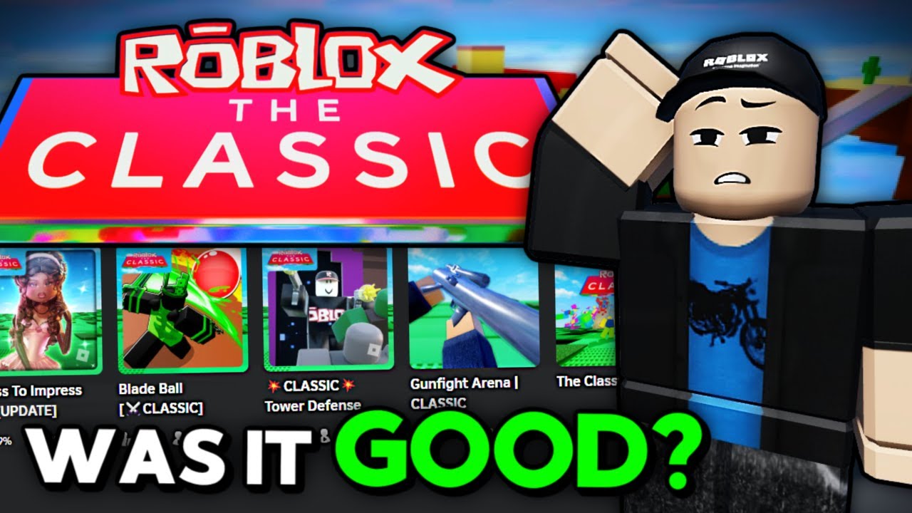 I Played and Reviewed EVERY GAME in Roblox's The Classic - YouTube