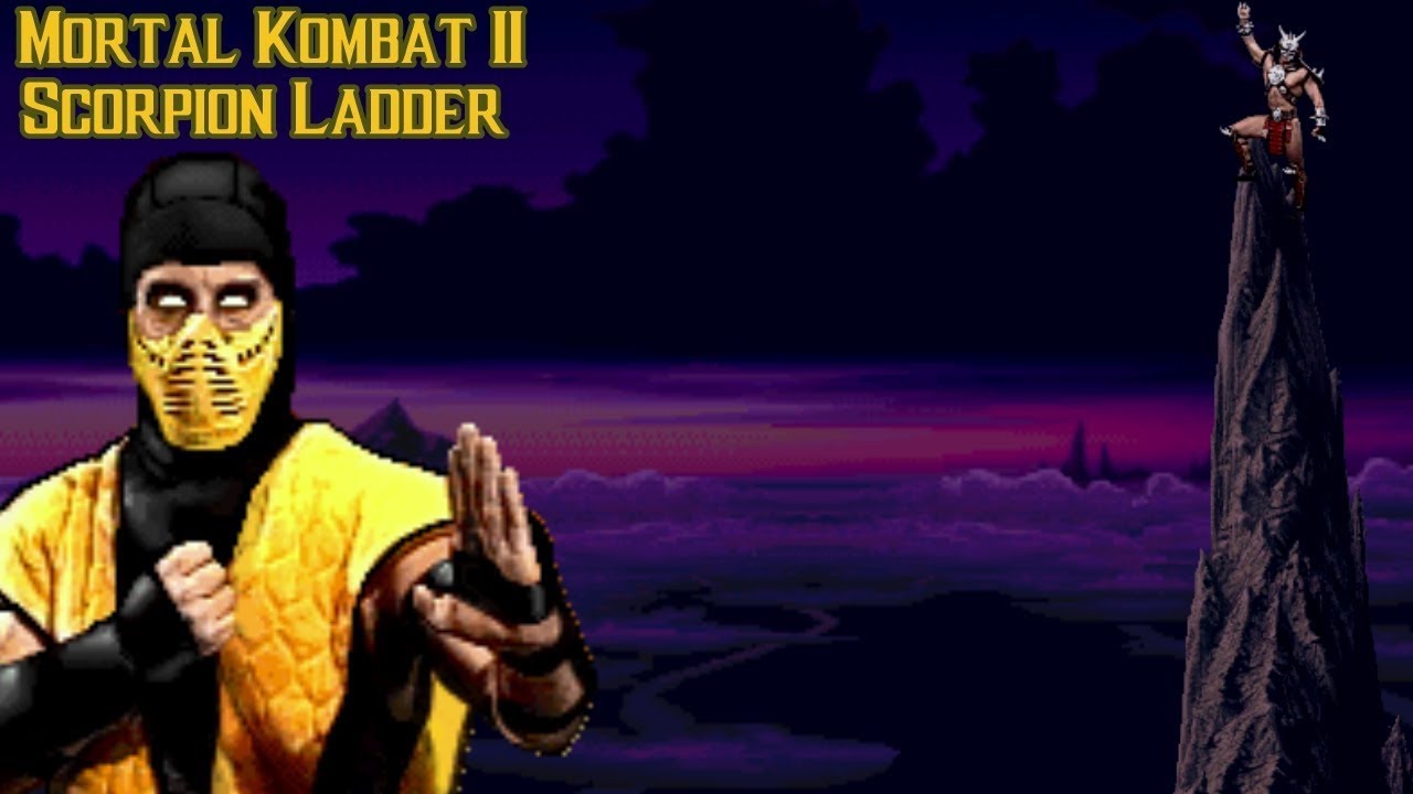 Mortal Kombat II (Arcade) Scorpion Gameplay on Very Hard no Continues ...