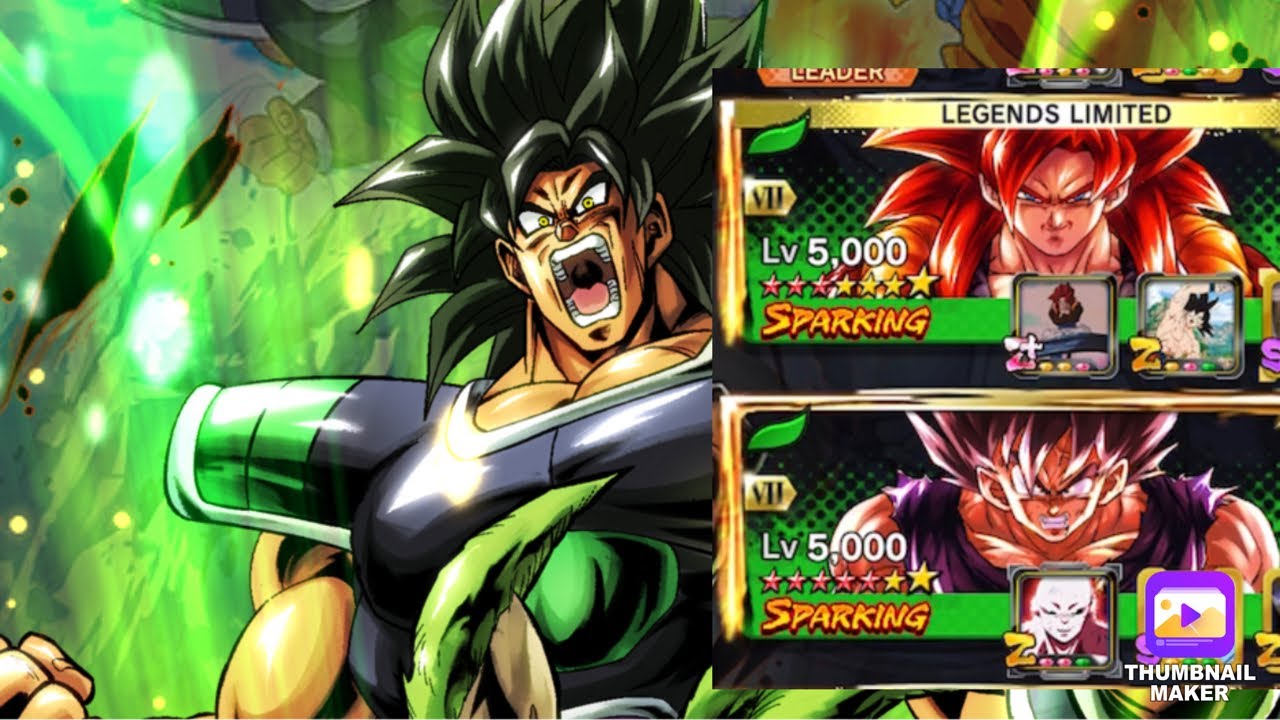 Full zenkai buff Broly is a MONSTER!!! (Dragon ball legends) # ...