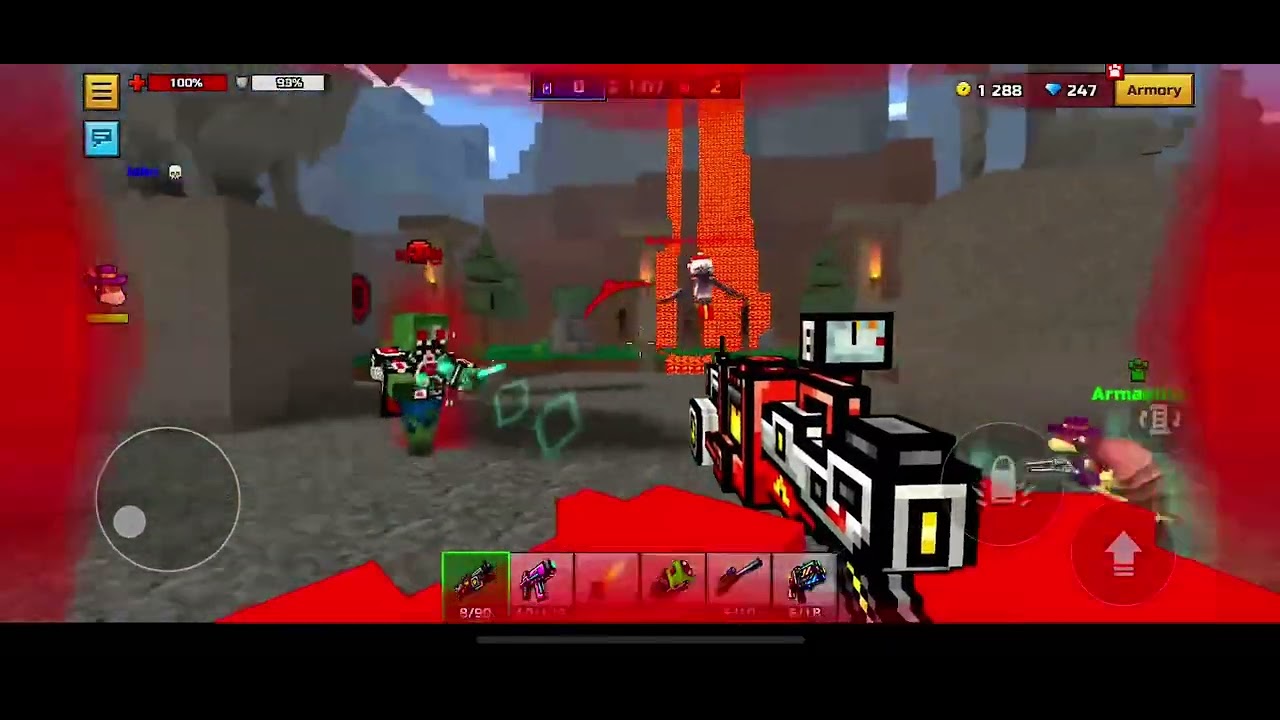 Pixel Gun 3D two castles tournament - YouTube
