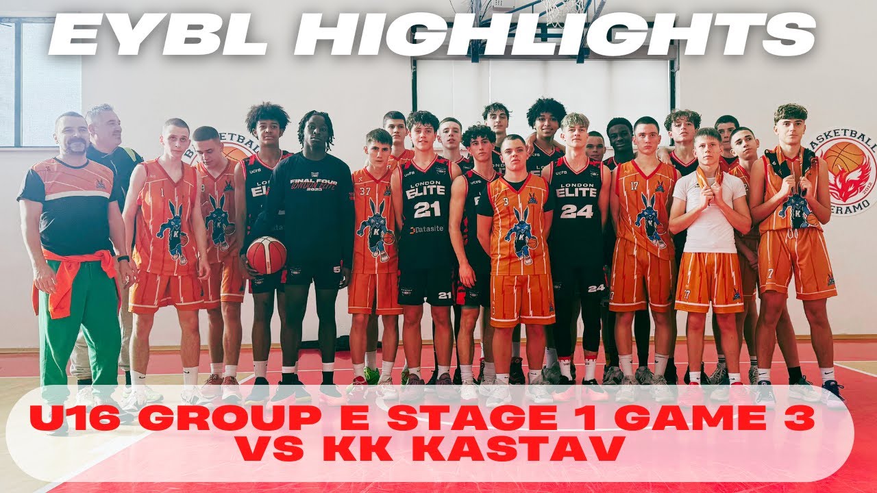 London Elite vs KK Kastav | EYBL U16 Group E Stage 1 Game 3 | Roseto ...