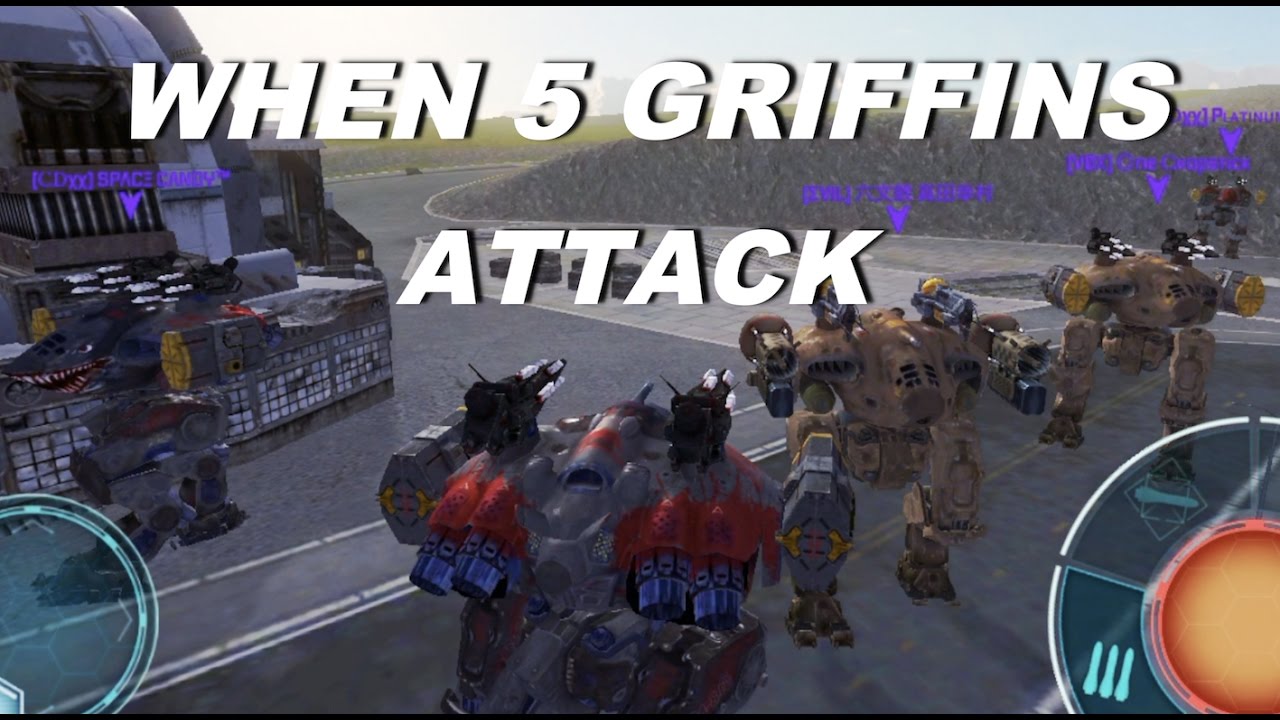 War Robots：Griffin Show-When 5 Griffins ATTACK on Powerplant - YouTube