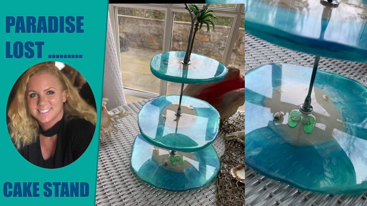 (110) BEACH PARTY ISLAND CAKE STAND - YouTube
