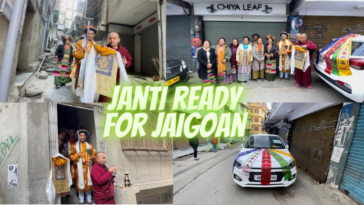 Wedding preparations (Day 5) Janti group leaving for Jaigoan. - YouTube