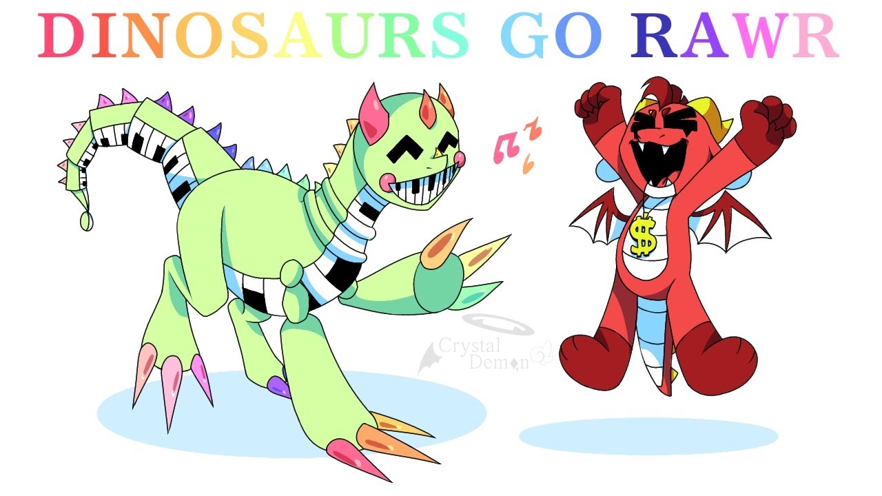 ⚠️[BC] DINOSAURS GO RAWR | MEME | NIGHTMARE CRITTERS - YouTube