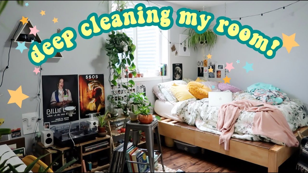 DEEP CLEANING MY ROOM - YouTube