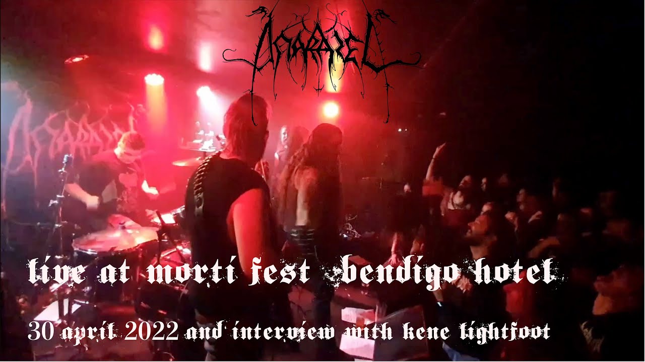 Anarazel live @Morte Fest, Bendigo Hotel 30/04/22 & interview with Kene ...
