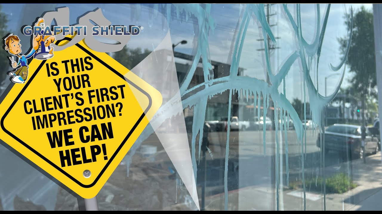 Protect Your Storefront with Graffiti Shield's Glass Shield - YouTube