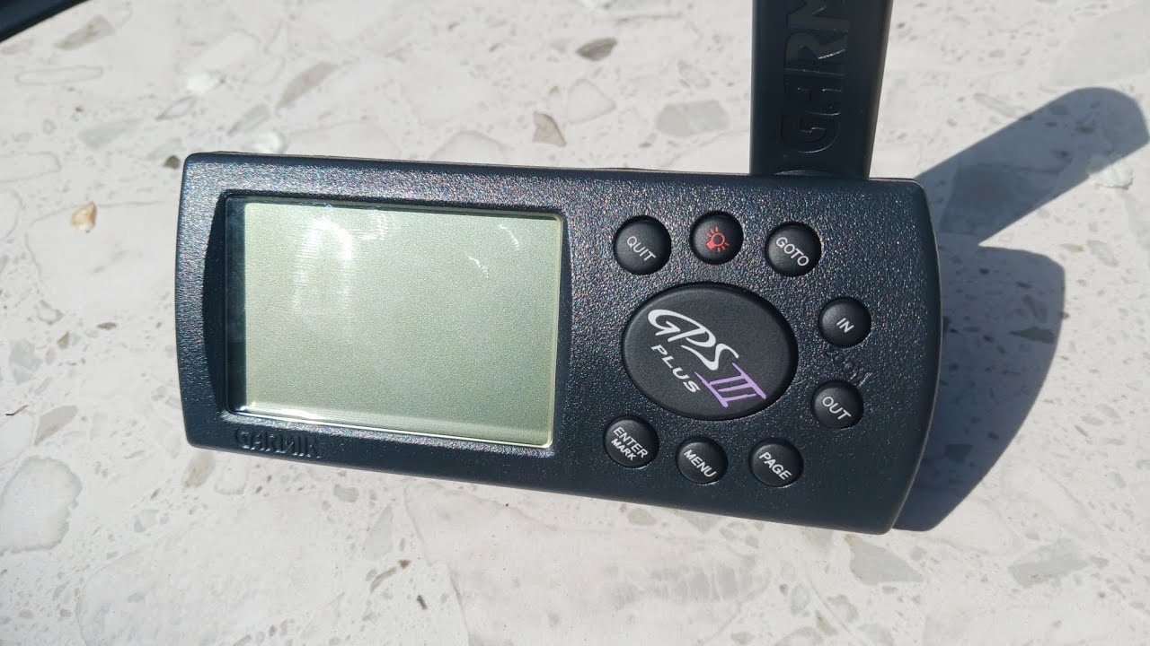 Garmin GPS III Plus - Basic Startup - YouTube