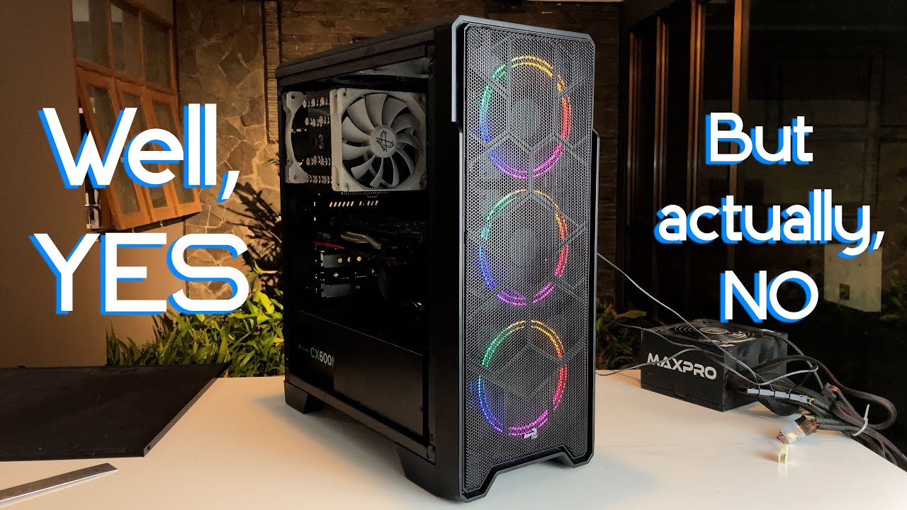 Better without fans | Aerocool Ore FRGB Case Review - YouTube