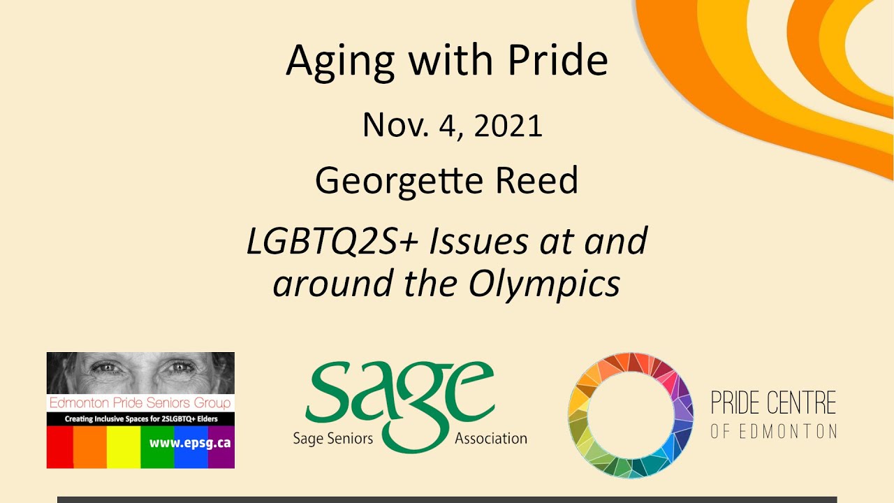 Georgette Reed — LGBTQ2S+ Issues at and around the Olympics - YouTube
