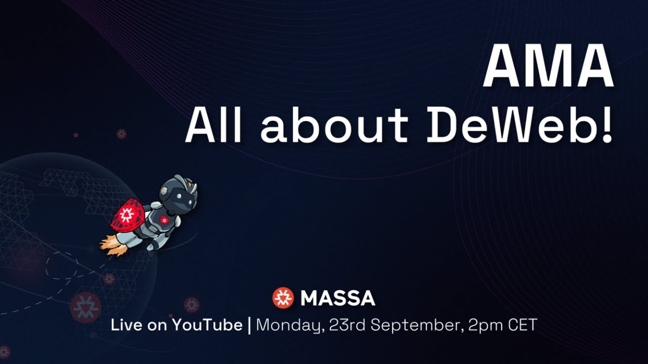 DeWeb AMA - All about DeWeb! - YouTube
