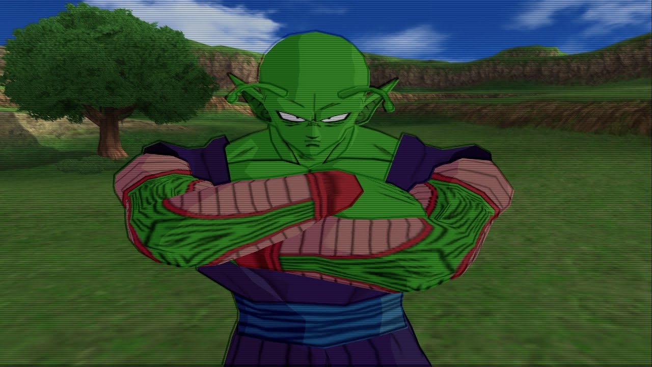 DragonballZ Budokai tenkaichi 3 1รุม5 (Piccolo Early) มนุษย์ตัวเขียวยิง ...