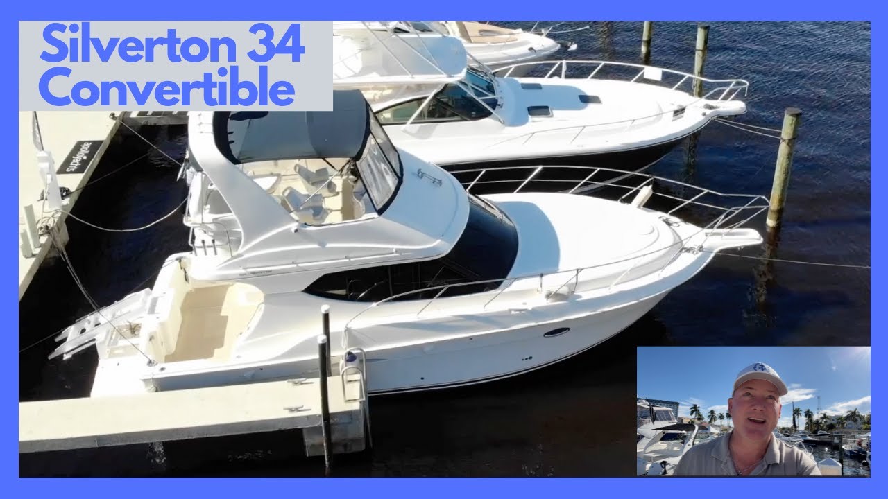 EP 31: Silverton 34 Convertible Boat Tour [2005] - YouTube