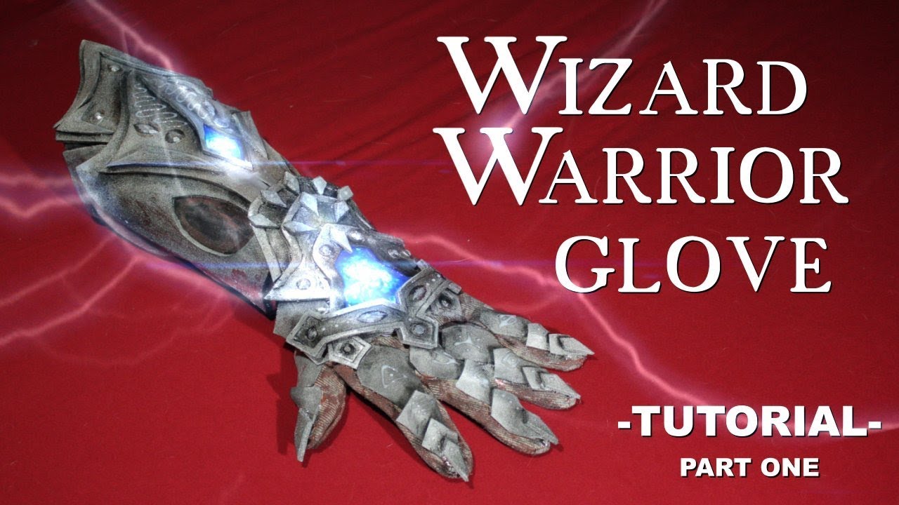 KRIEGER HANDSCHUH Wizard Warrior Gauntlet / DIY Tutorial Part 1 - YouTube