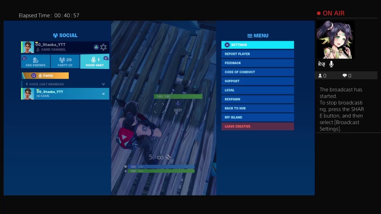 GG_Stanka_YT Live PS4 Broadcast left stick edits and how to build and ...