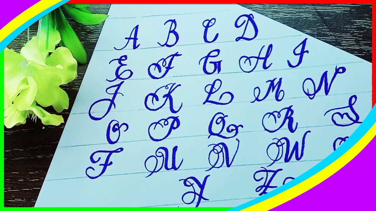 Fancy Alphabet Writing Practice A To Z Alphabet Writing For Toddlers fancy-alphabet-writing-practice-a-to-z-alphabet-writing-for-toddlers