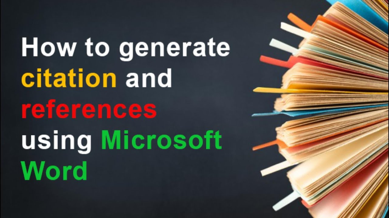 How to Generate Citation and References | Introducing the Microsoft ...