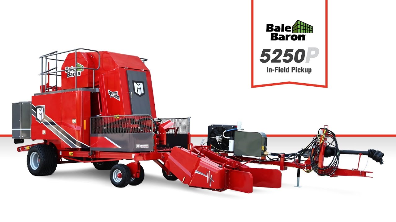 Marcrest Bale Baron 5250 - YouTube