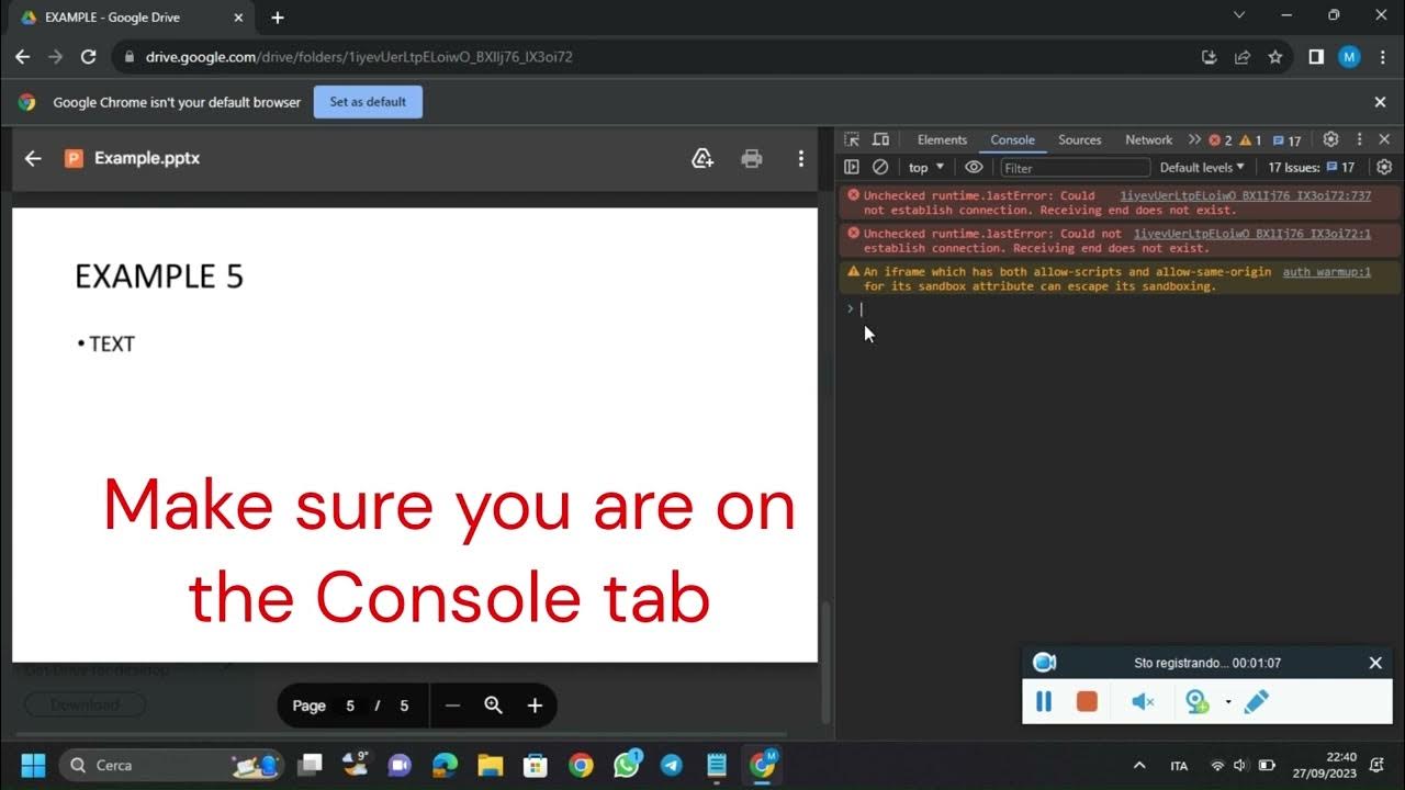 How to download protected/view only power point files from Google Drive - YouTube
