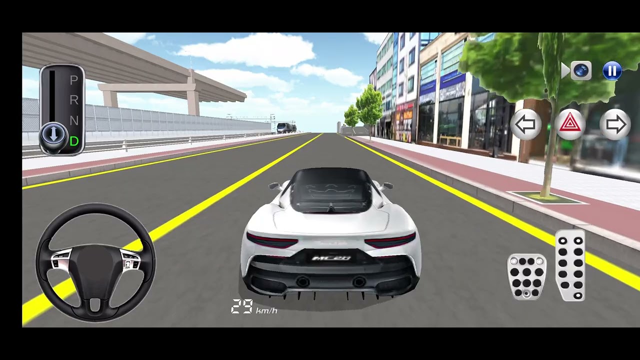 Jocuri cu masini Maserati MC20 care merg prin oras la scoala de soferi ...