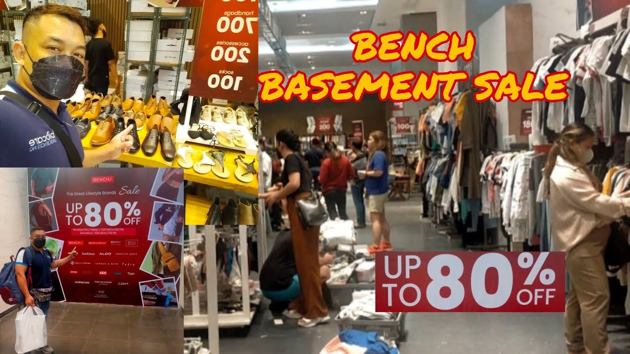 BENCH BASEMENT SALE - YouTube