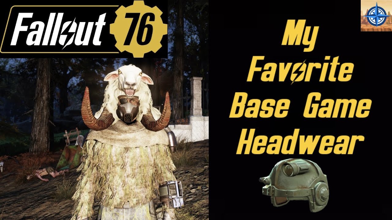 Fallout 76: My Favorite Base Game Headwear - YouTube