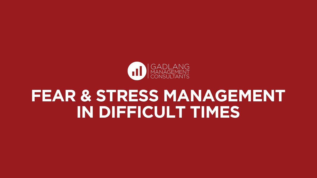 Fear & Stress Management in Difficult Times | World Memon Organization ...